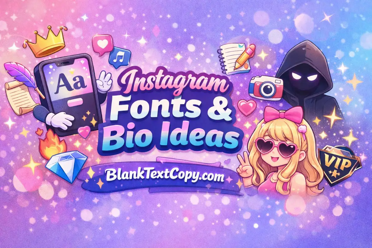 Stylish Fonts For Instagram 2026 (Copy & Paste)