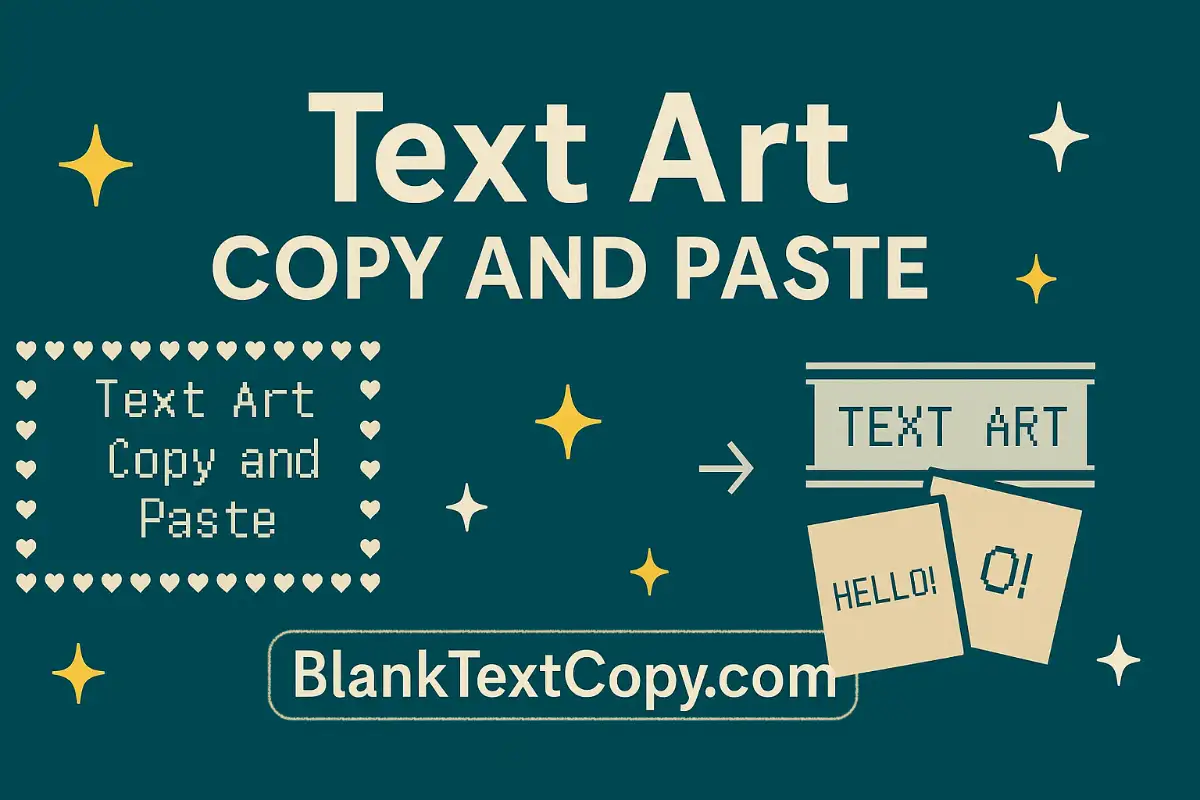 Text Art Copy and Paste 2026 - ASCII Artwork Text Generator